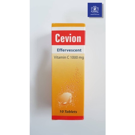 CEVION EFFERVESCENT VITAMIN C 1000MG 10 TABLETS (EXP : 08/2024 ...
