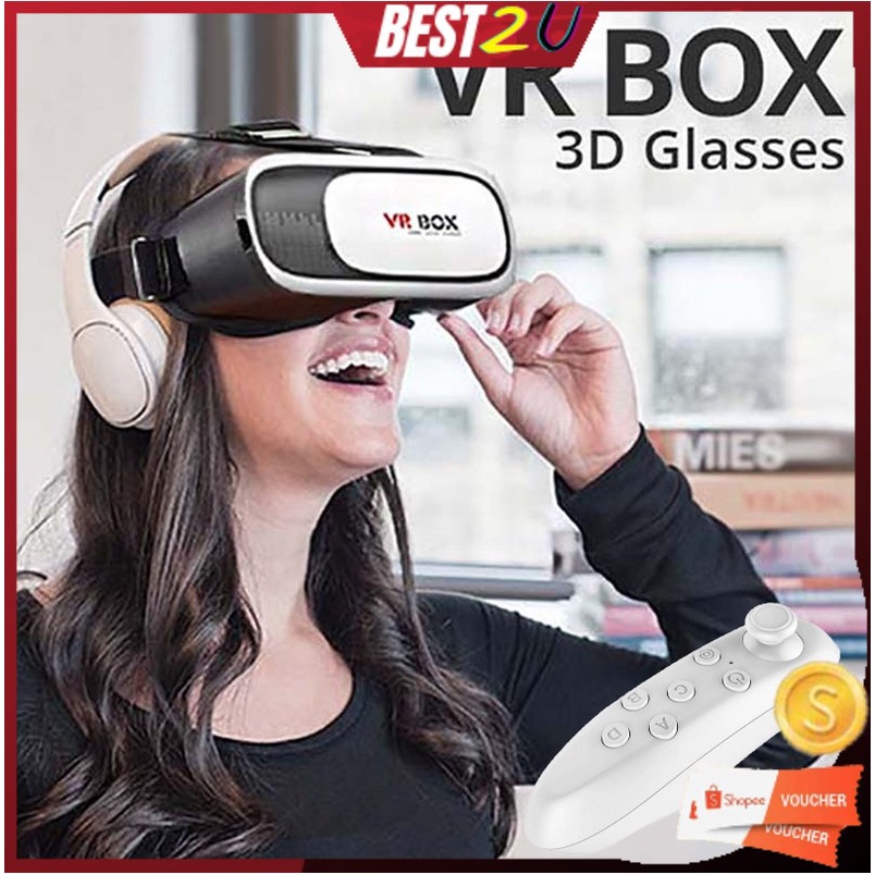 VR Box 2nd Generation Enhanced Version Virtual Augmented Reality ...