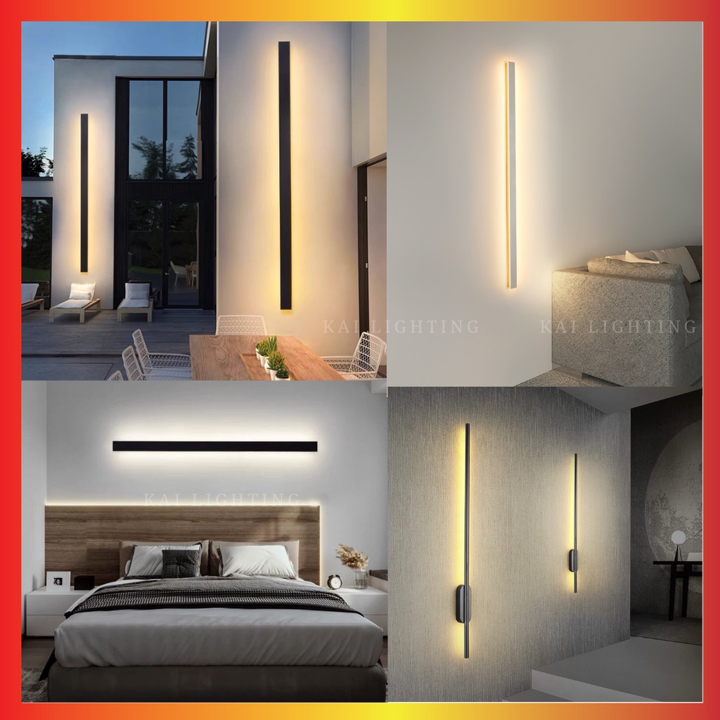 Modern Wall LED Light Fixture Linear Wall Light / Outdoor Wall Light ...