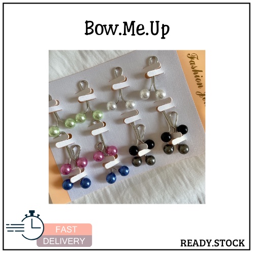 [READY STOCK] Muslim Hijab Clips / Pearl Pins Brooch / Headscarf Clips ...