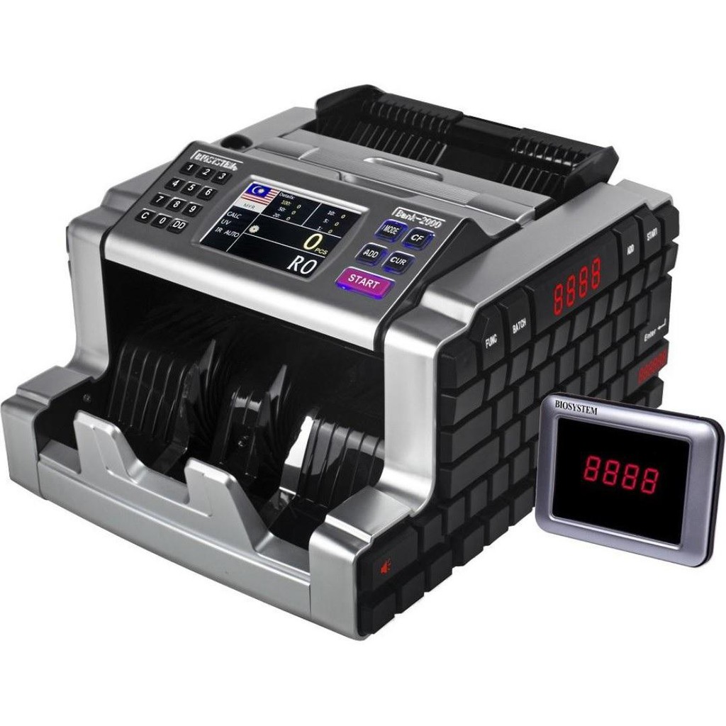 Biosystem Bank-2000 Intelligent Bank Note Counting Machine | Shopee ...