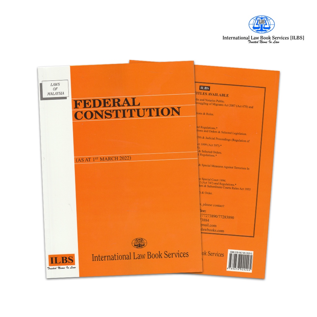 ILBS | Law Book | Federal Constitution | Shopee Malaysia