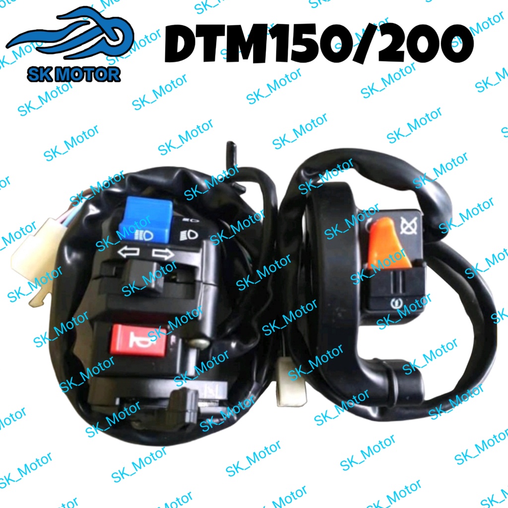 Demak DTM150 / DTM200 Handle Switch Signal Hi Low Horn Handle Left ...