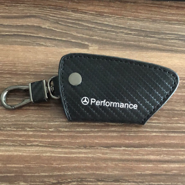 Mercedes benz Car Key Pouch / Key Chain / Key Holder carbon Leather ...