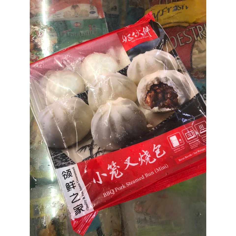 NON HALAL FROZEN BBQ PORK MINI STEAMED BUN - “ CHAR SIEW PAU” 270gm ...