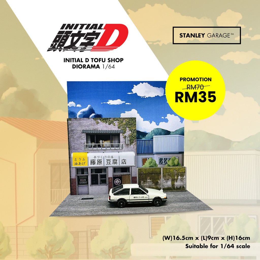 1/64 Initial D Tofu Shop Diorama | Shopee Malaysia