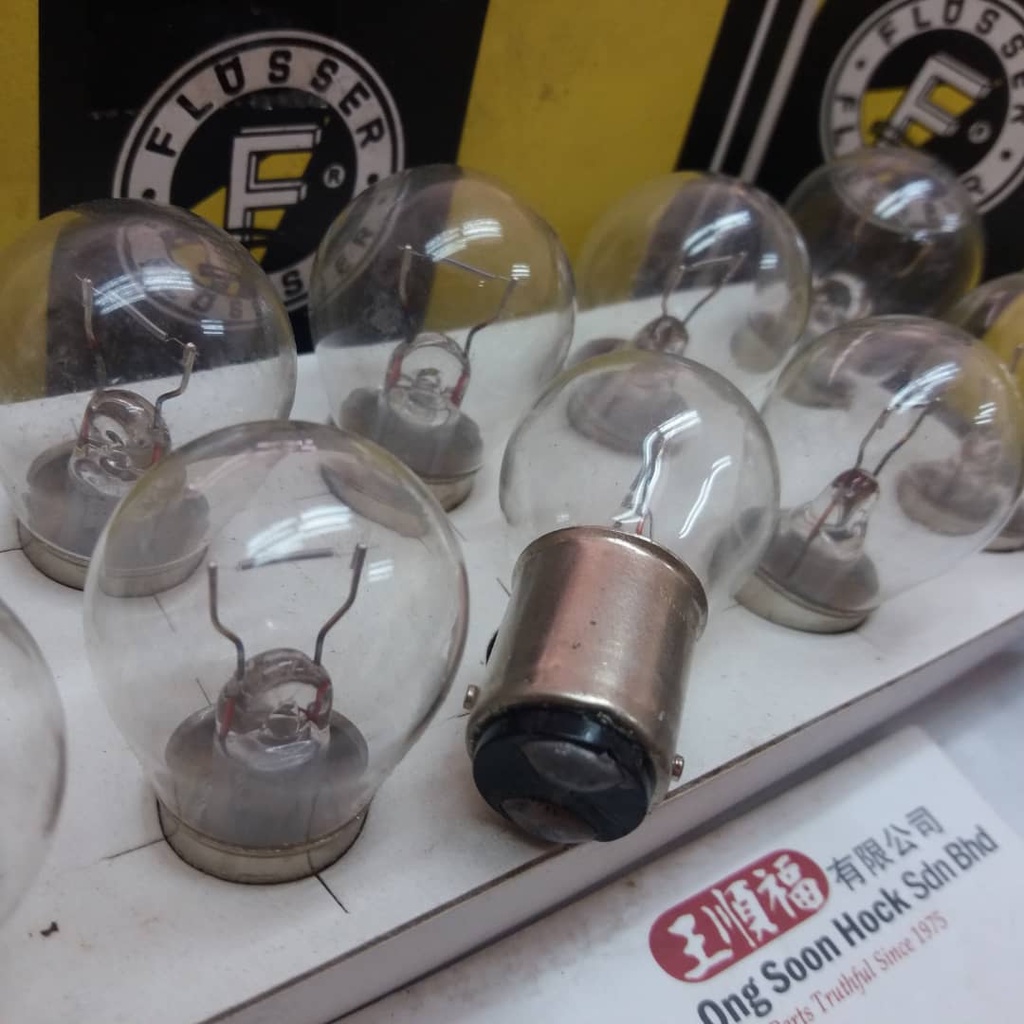 2-20 pcs Bulb BA15d 1142 12V 21W T20 Flosser 6674 Germany 2-pin 1 ...