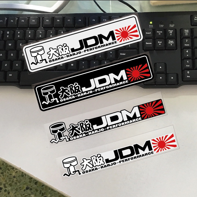 Osaka JDM Personalized Funny Sticker Waterproof Reflective Car Sticker ...