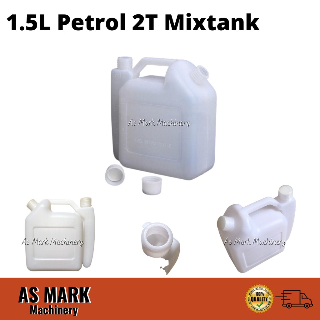 Portable Petrol Fuel Mixing Bottle Tank 2 Stroke for Chainsaw & Brush ...