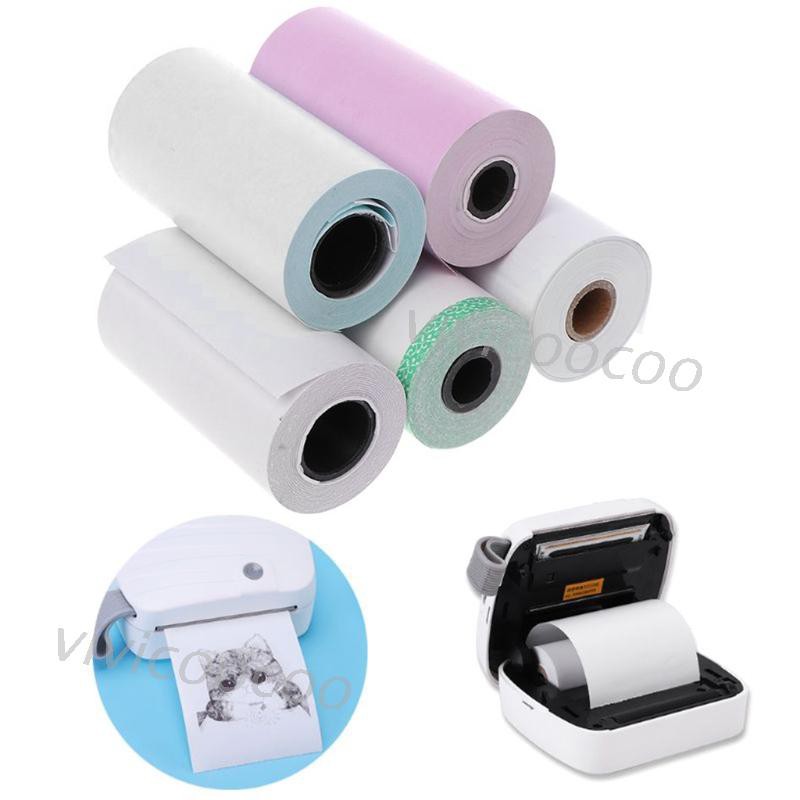 VIVI Photo Paper Mini Printable Sticker Roll Thermal Printers Clear ...