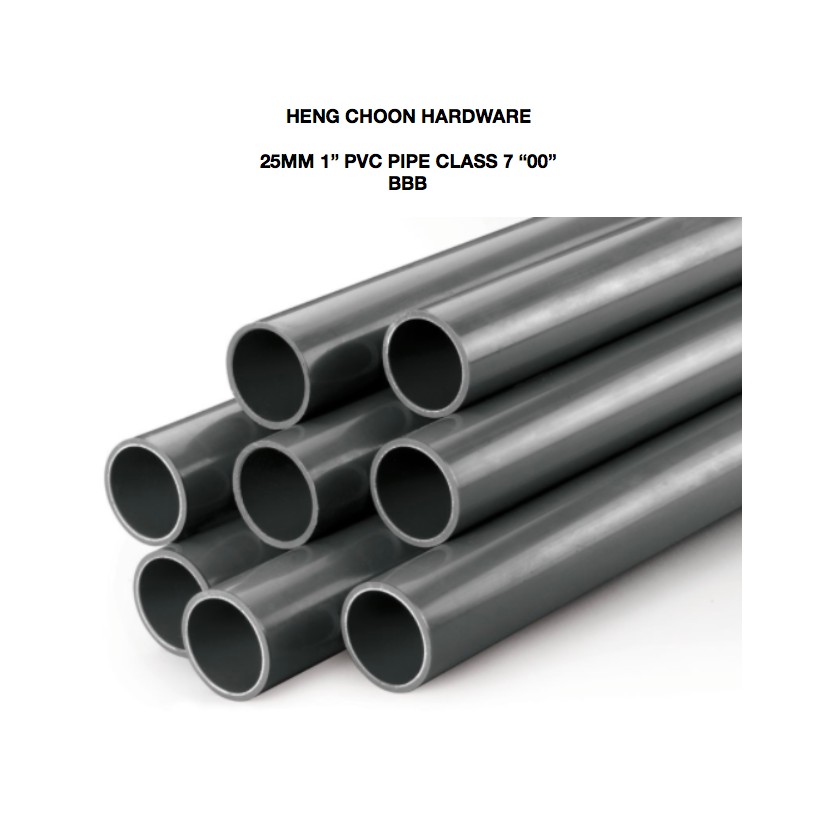 25MM 1" PVC PIPE CLASS 7 "00" IN 2FT/4FT (LOWEST PRICE) (READY STOCK ...