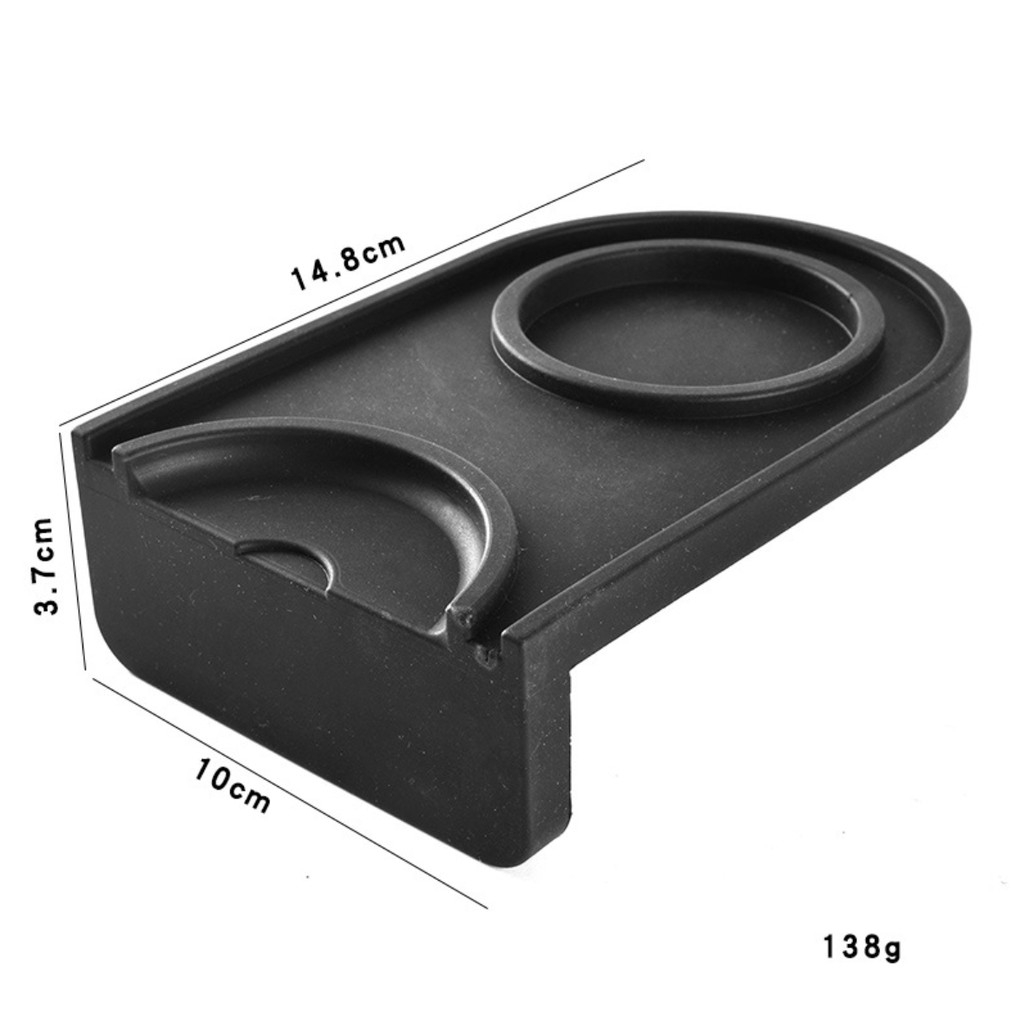 Espresso Tamping Corner Mat Thick Silicone Coffee Powder Tamper Holder ...