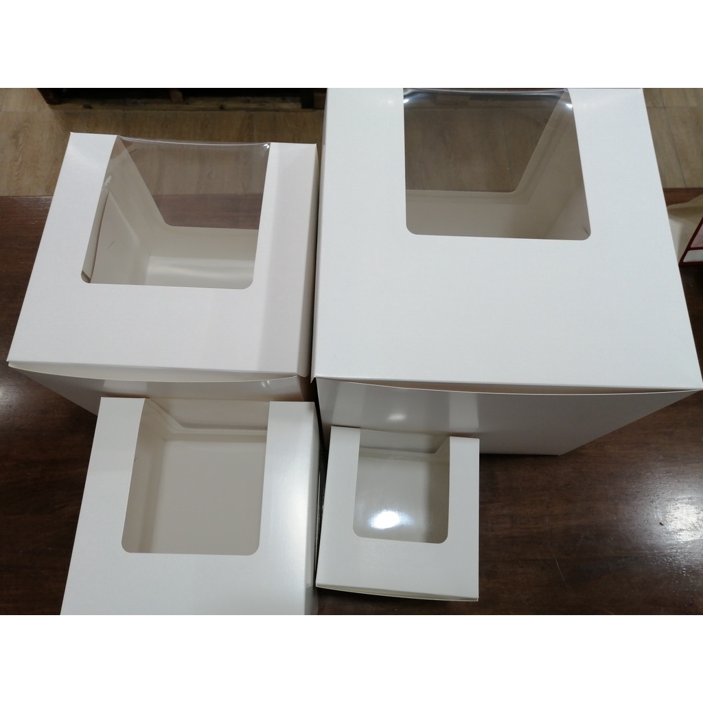 L Shape Window Box - 6x6x6''/8x8x8''/10x10x10''/12x12x12'' | Shopee ...