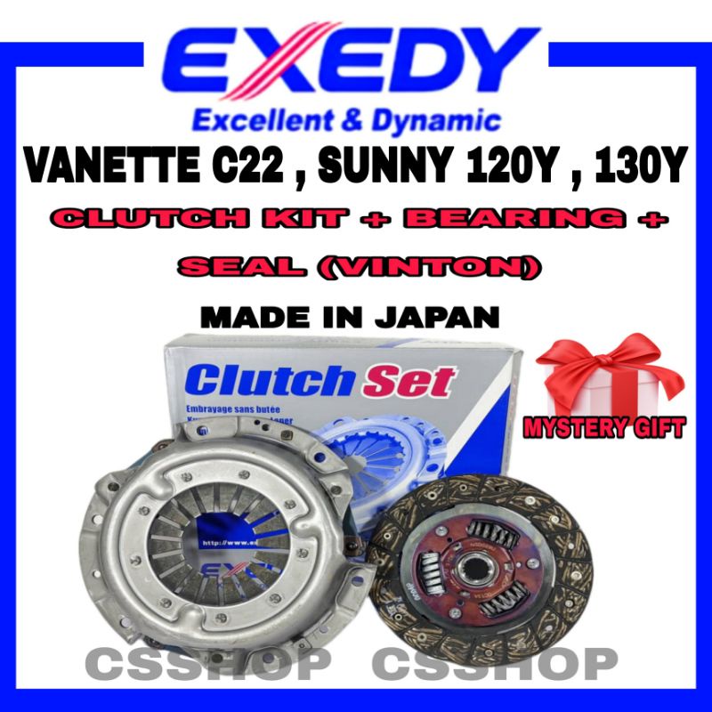 BF Exedy Daikin Clutch Kit Set for Nissan Vanette C22 C120 C20 Sunny ...