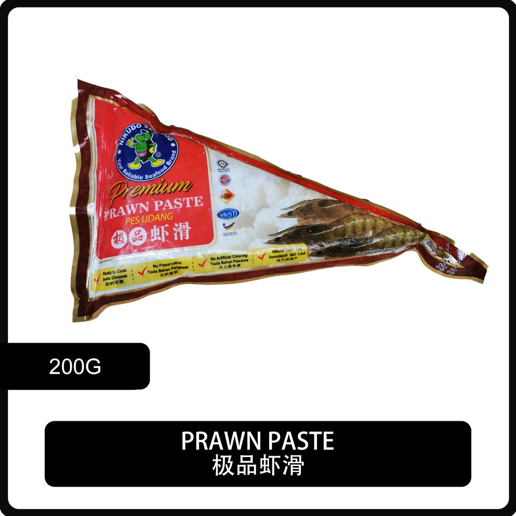Nikudo Premium Prawn Paste Cutterfish Paste Plus Scallops Paste Fish ...