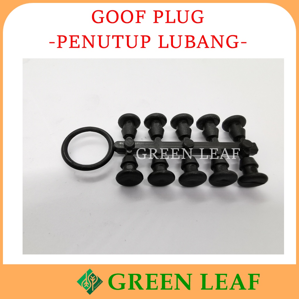(10 plugs) Goof Plug / Penutup Lubang Fertigasi Fertigation | Shopee ...