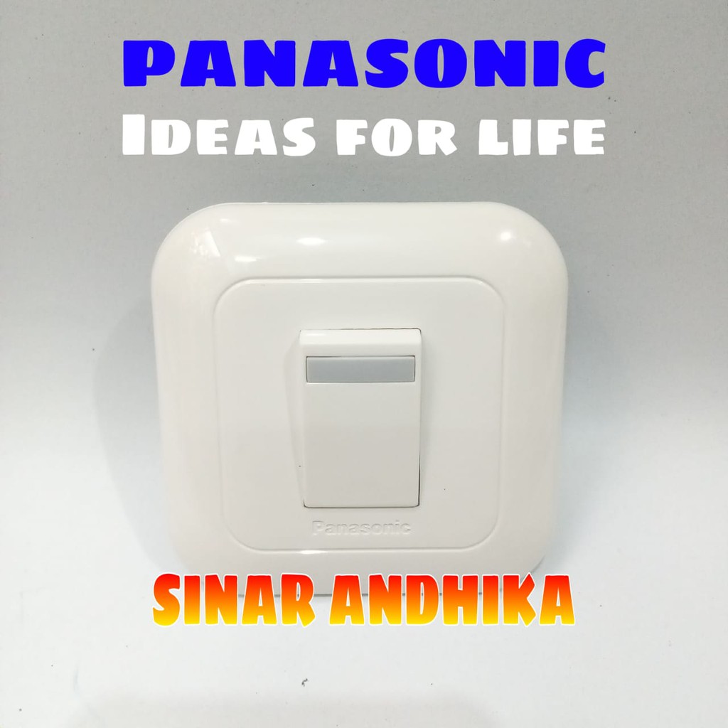 PANASONIC WEJ 78019+WEJ 5532 WHITE HOTEL SMALL ENGKEL SWITCH | Shopee ...