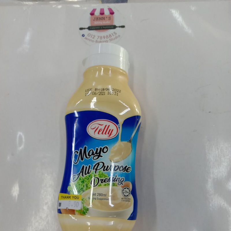 Halal Kewpie Mayonnaise Telly Mayonnaise 美奶滋 Mayo Sauce / Salad Sauce ...