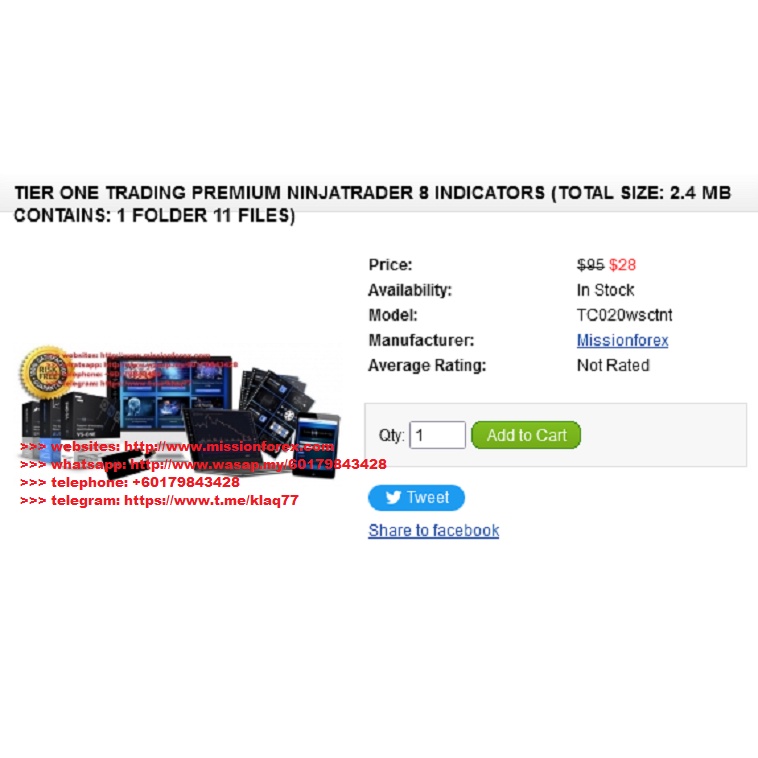 Tier One Trading Premium NinjaTrader 8 indicators (Total size: 2.4 MB ...