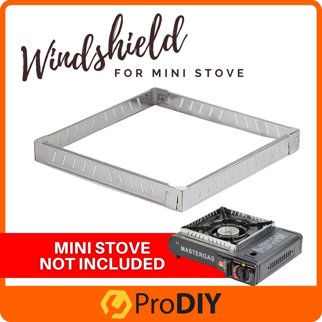 Foldable Windshield For Outdoor Camping Stove BBQ Cooking Picnic Gas ...