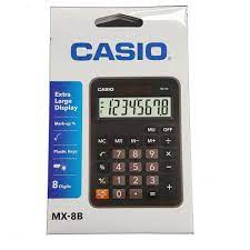 Casio Calculator MX-8B Mini Desk (8 Digits) / Kalkulator Casio MX-8B ...