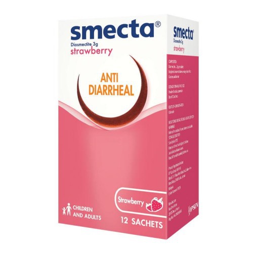 Smecta Strawberry Powder Diosmectite 3g 12's | Shopee Malaysia