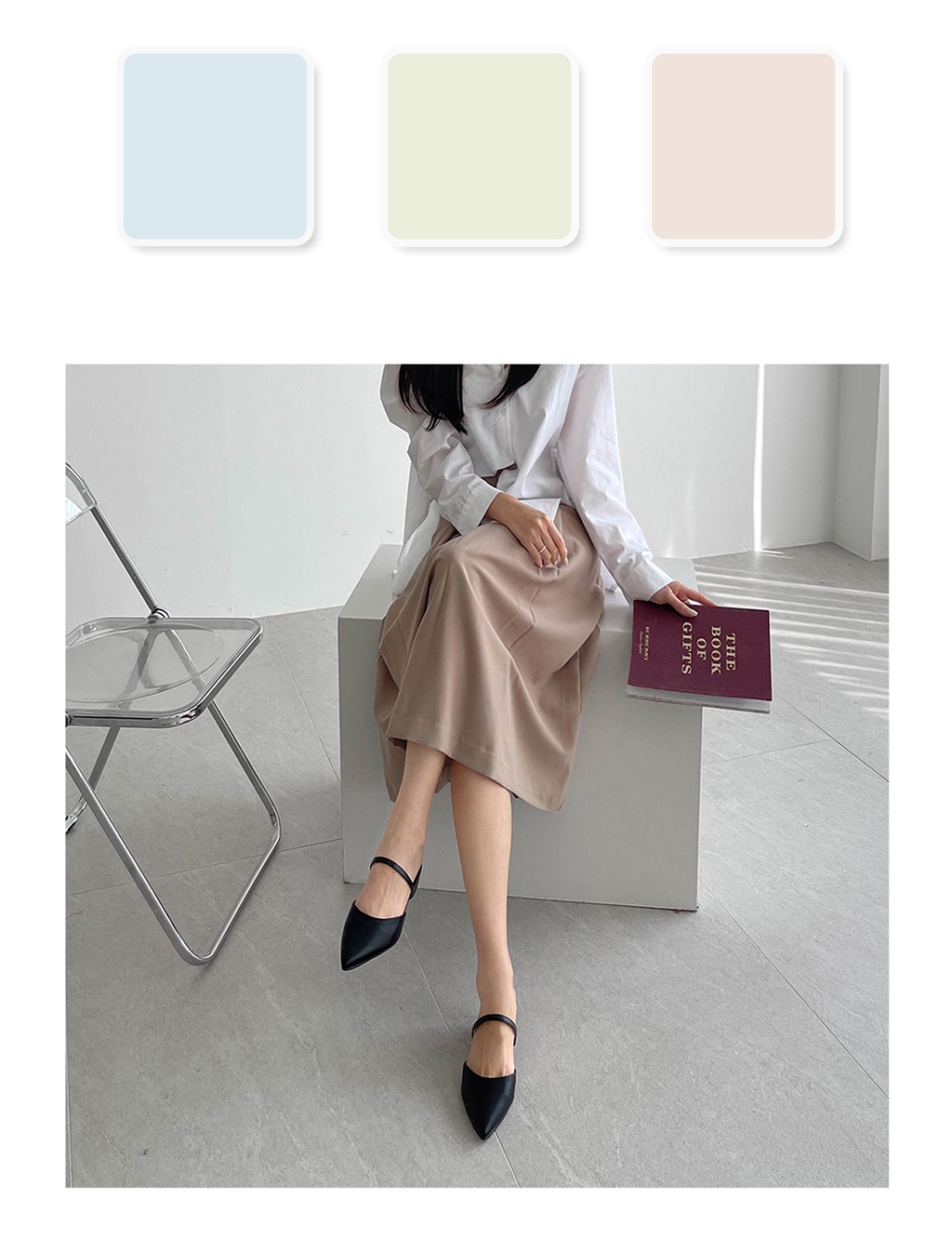 Erosska - Elegant, fashionable pointed-toe flat-soled women's shoes in ...