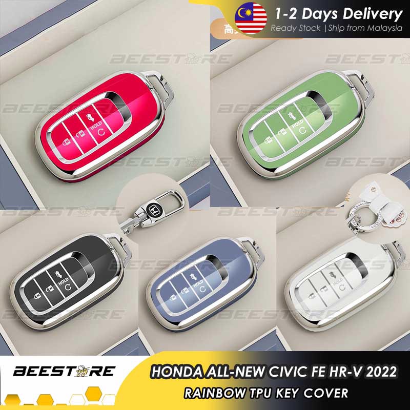 Honda NEW CIVIC HRV 2022 2023 TPU Rainbow Key Cover Casing High Quality ...