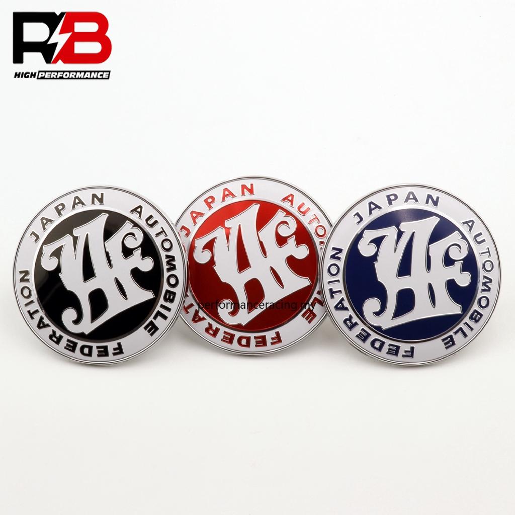 Japan JAF Emblem Automobile Federation front grille badge bticker ...