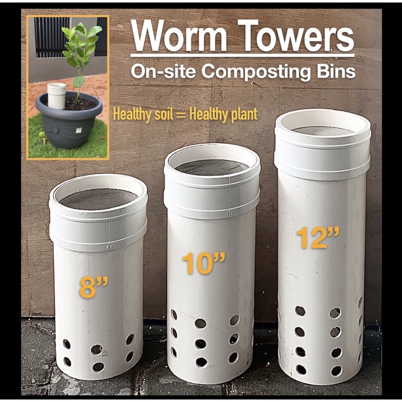 Worm Towers On-site Composting bins for permanently healthy soil ...