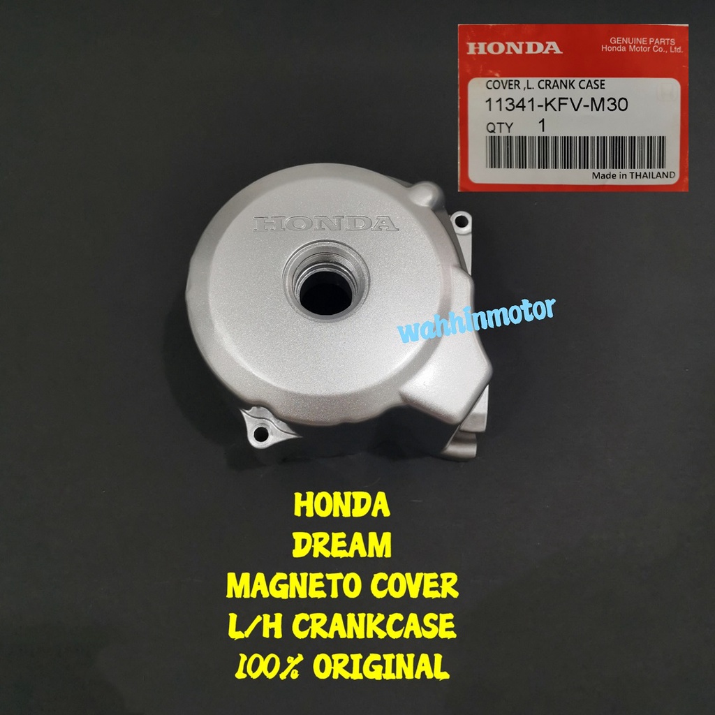 HONDA EX5 DREAM WAVE100 W100 MAGNETO COVER LEFT HAND CRANKCASE COVER ...