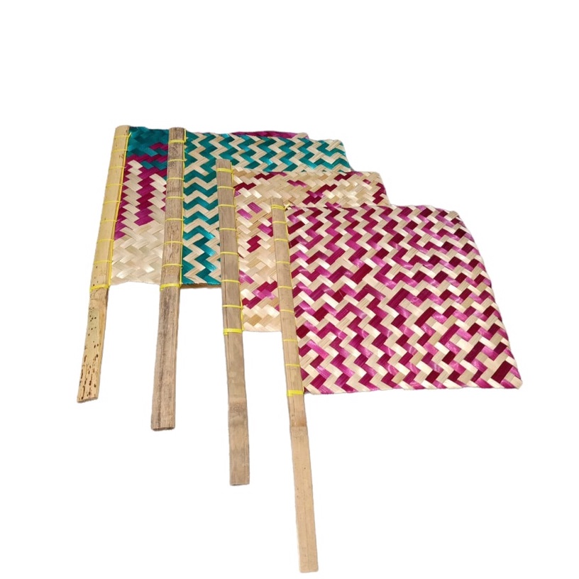 Hand Fan Woven Bamboo Fan HIHID Woven Satay Fan | Shopee Malaysia
