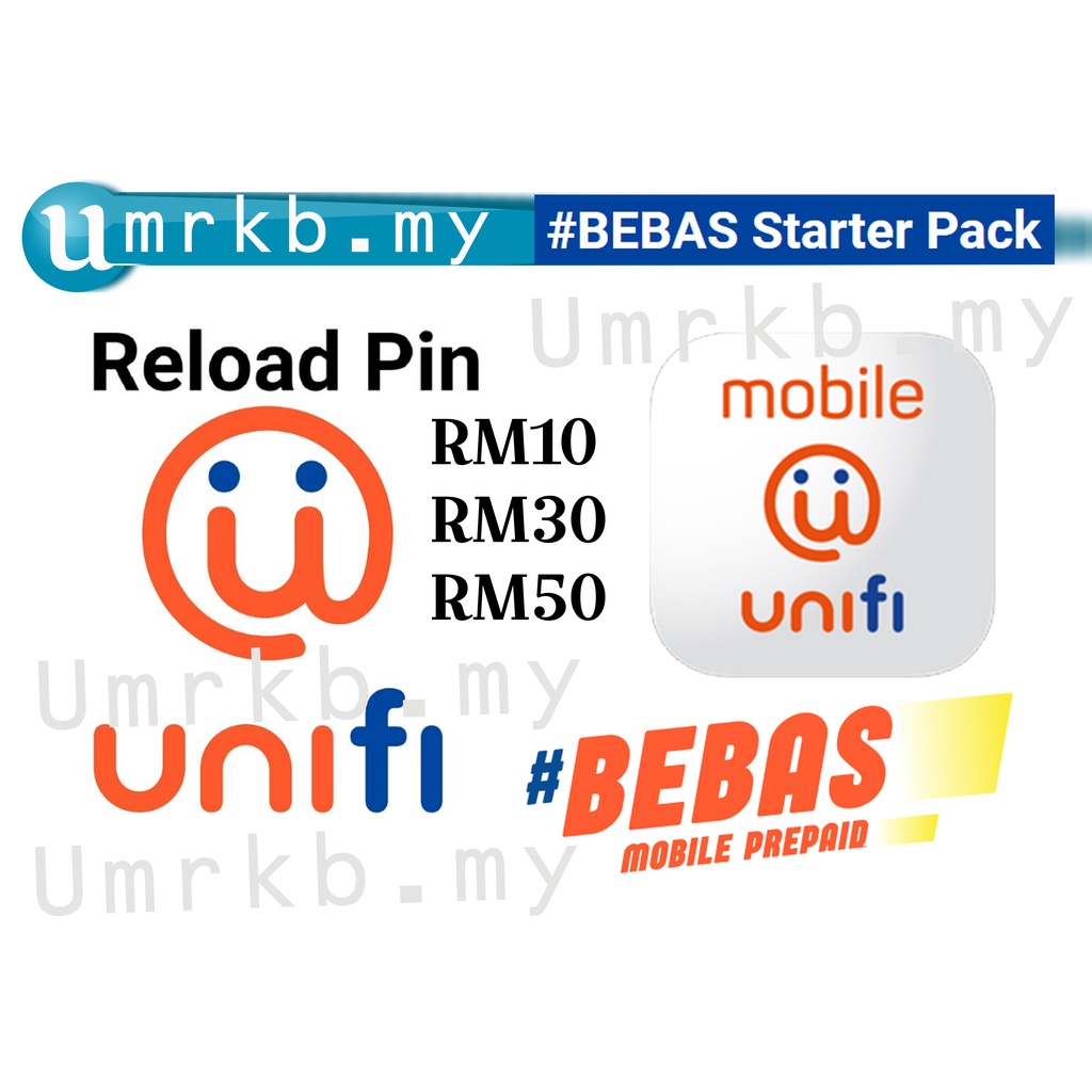 TOPUP PIN UNIFI BEBAS PREPAID RM10/RM30/RM50 | Shopee Malaysia