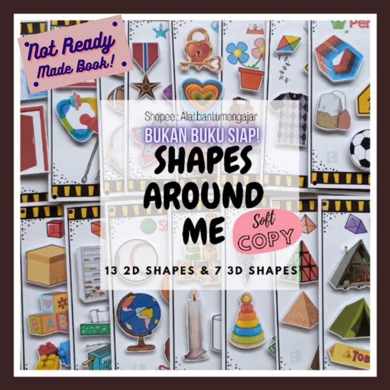SHAPES AROUND ME BUSY BOOK | Shopee Malaysia