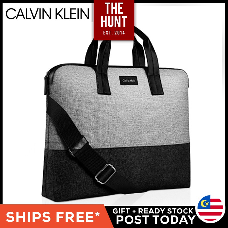 📣Defect🔥 CK GWP Canvas Top Handle Bag Weekender Satchel Men Women ...