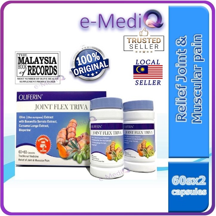 [CLEARANCE] OLIFERIN NUTRIVA Joint Flex Triva -Boswellia Serrata ...