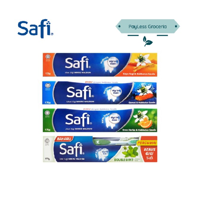 Safi Toothpaste / Ubat Gigi 75g Travel Pack | Shopee Malaysia