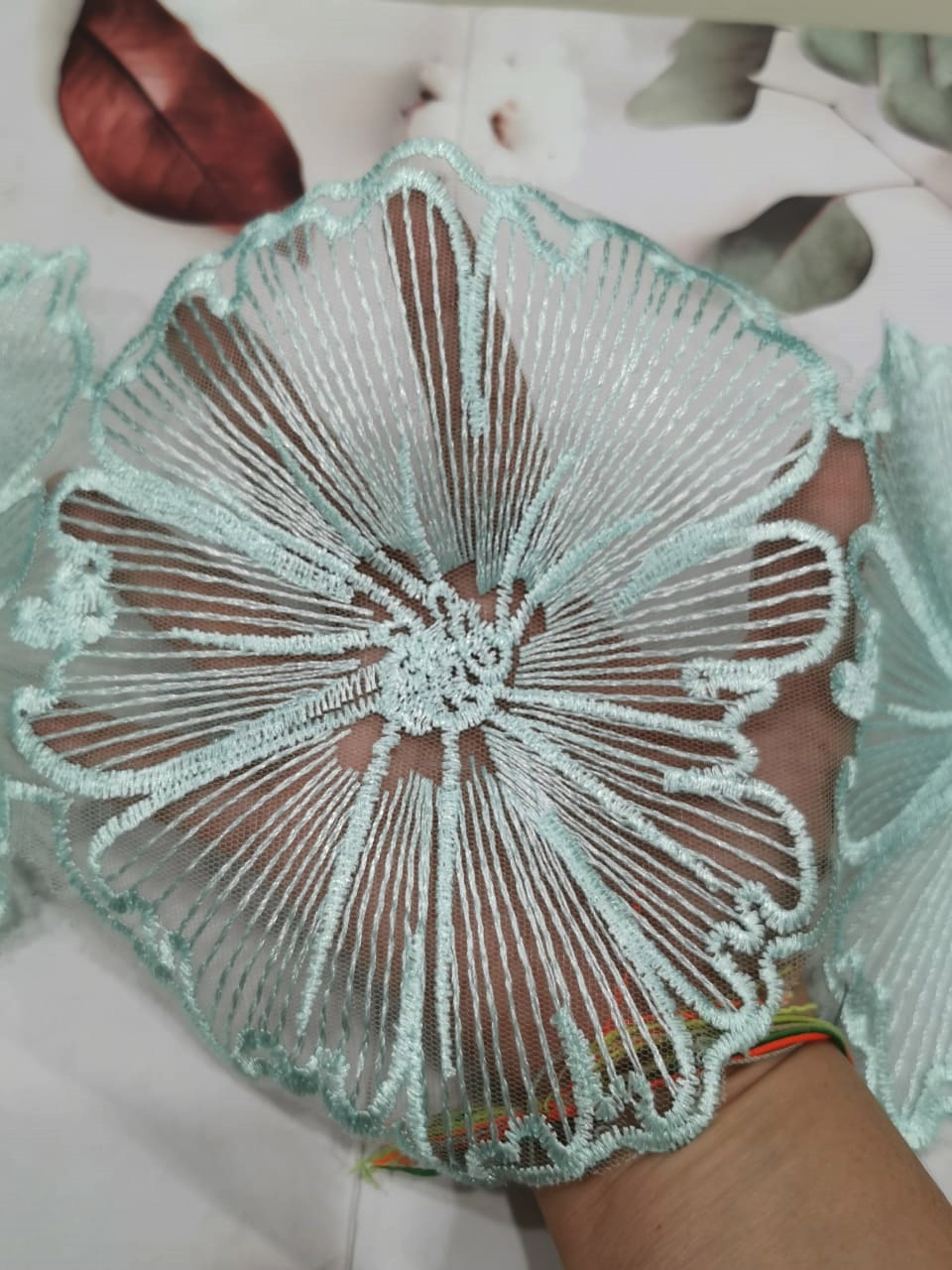 Aster Bunga Lace , Renda Lace, Lace Meter, Border Lace, Flower Patch ...