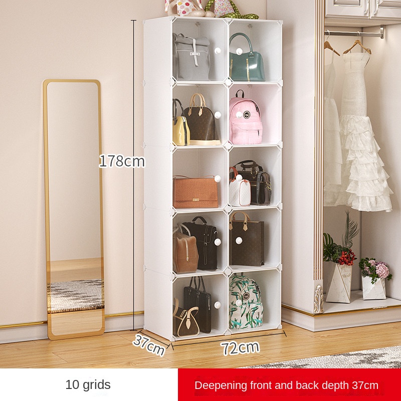 Bag storage cabinet room storage artifact bedroom dustproof bag storage ...
