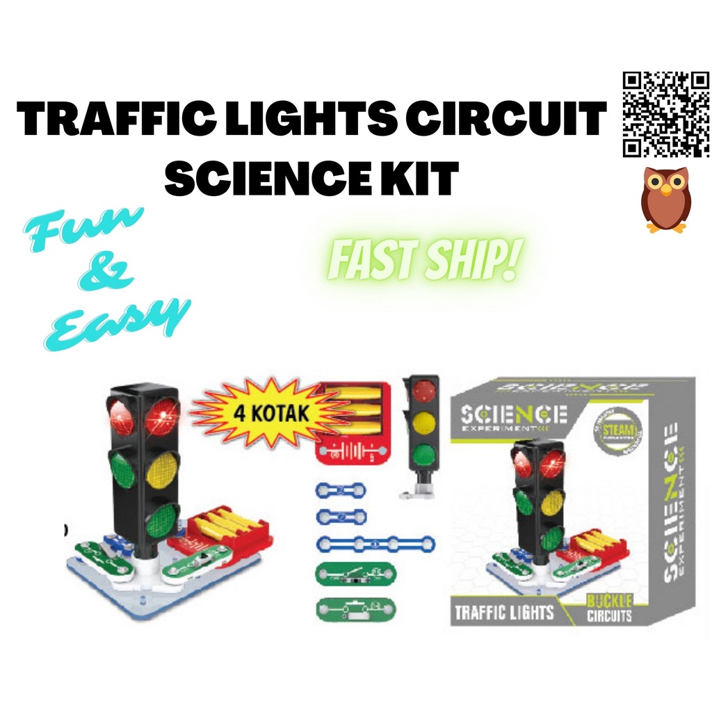 TRAFFIC LIGHTS CIRCUIT SCIENCE KIT [READY STOCK] SCIENCE SAINS REKA ...