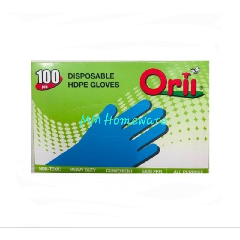 Plastic HDPE Disposable Hand Glove / Sarung Tangan Plastik | Shopee ...