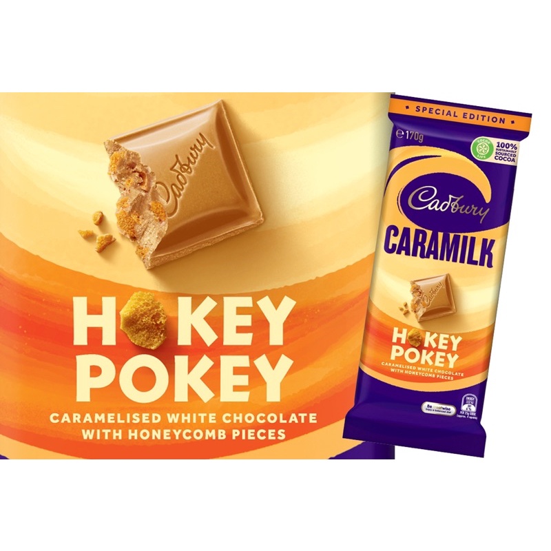 Cadbury Chocolate Block Caramilk Hokey Pokey 170g | Shopee Malaysia