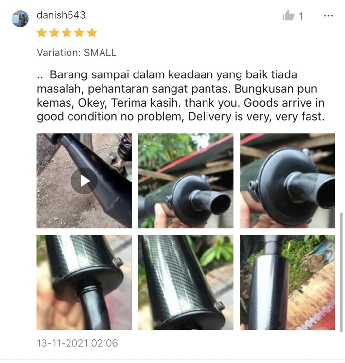FIBREGLASS PUTIH BESAR EXHAUST EKSOZ MUFFLER BOX PIPE OPEN FIBRE-GLASS ...
