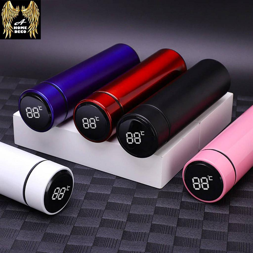 Botol Air Bekas Air Panas Thermos 500ml LED Panas Dan Sejuk Berkualiti ...
