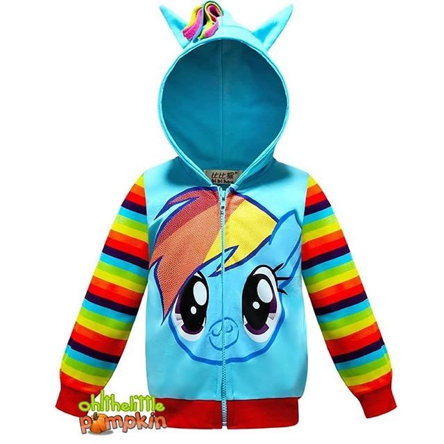 Rainbow Dash My Little Pony Jacket | Shopee Malaysia