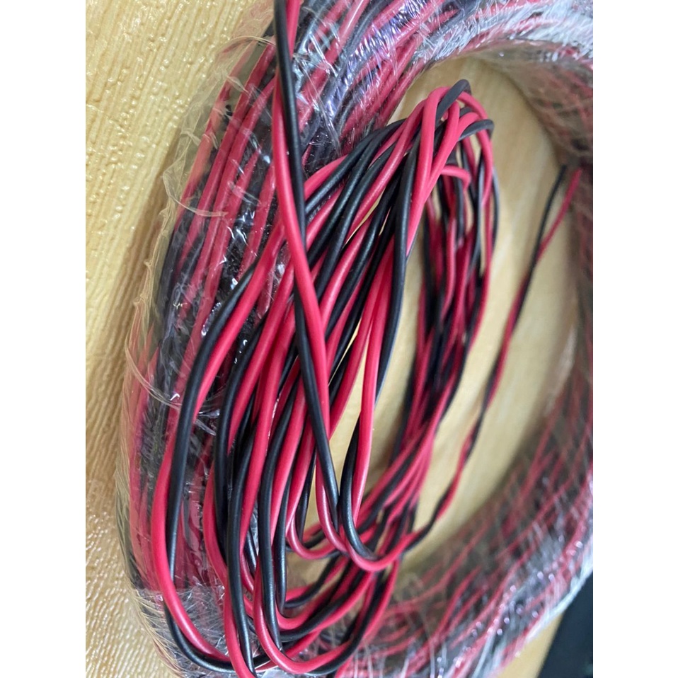 FLEXIBLE CABLE MALAYSIA 2CX23/0.14 RED/BLACK ELECTRICAL 2 CORE WIRE ...