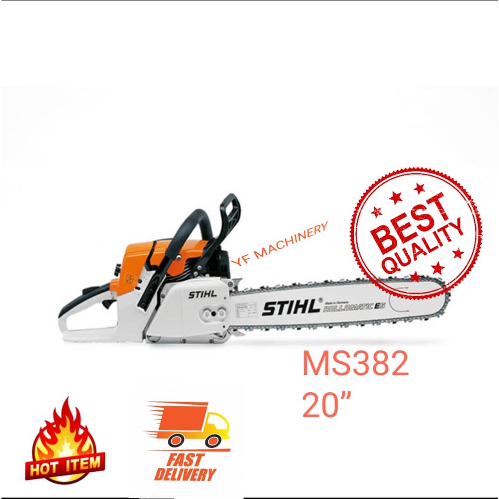 100 STIHL MS382 20 CHAINSAW Made In Brazil 100 GUARANTEED ORIGINAL STIHL HIGHT QUALITY Shopee Malaysia
