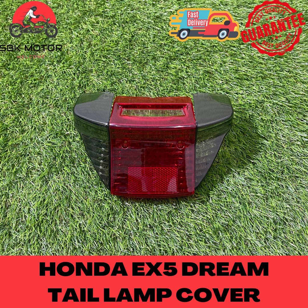 HONDA EX5 TAIL LAMP COVER STD RED SMOKE LINE | Shopee Malaysia