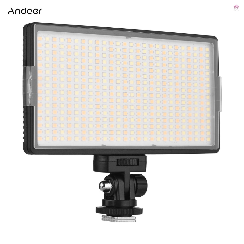 Andoer LED-416 LED Video Light Professional On-Camera Photography Light Panel 416PCS Bright ...