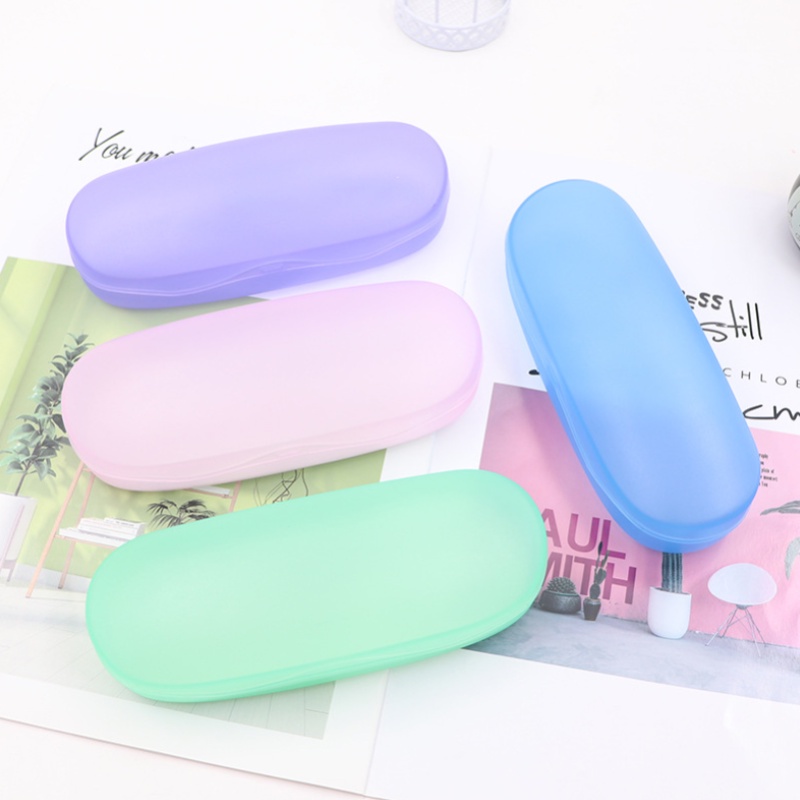 (READY STOCK) Transparent Sunglasses Case Plastic Glasses Box | Shopee ...